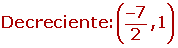 Ejercicios de crecimiento y decrecimiento | Superprof