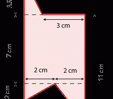 Ejercicios interactivos del área de un polígono