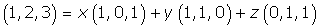 Combinación lineal de vectores en el espacio | Superprof