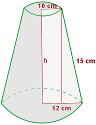 Cono truncado | Superprof