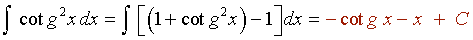 Integral de la cotangente | Superprof
