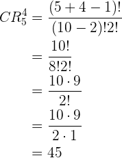 Ejercicios de combinaciones | Superprof