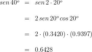 Razones trigonometricas del angulo doble | Superprof