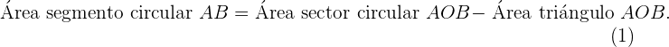 Segmento circular | Superprof