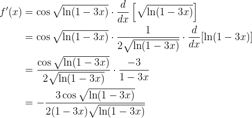 Derivada del seno | Superprof