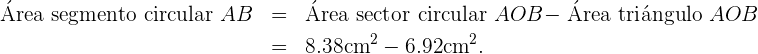 Segmento circular | Superprof