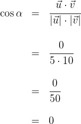Angulo de dos vectores | Superprof