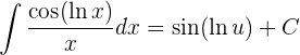 Integral del coseno | Superprof