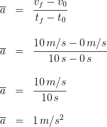 Ejercicios de Movimiento rectilíneo uniformemente acelerado (MRUA)