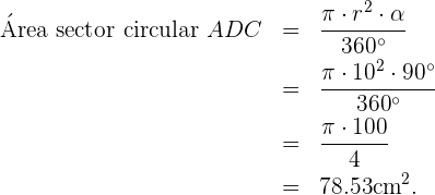 Segmento circular | Superprof