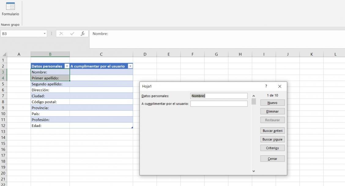 ¿Cómo Crear un Formulario en Excel? | Superprof