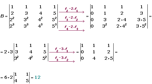 determinante de vandermonde - Diccionario de Matemáticas | Superprof