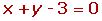 ecuación implícita o general de la recta - Diccionario de Matemáticas ...