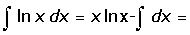 integral de ln de x - Diccionario de Matemáticas | Superprof