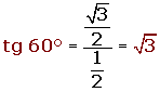 tangente de 60º - Diccionario de Matemáticas | Superprof