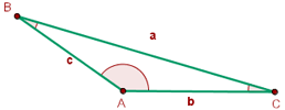 triángulo obtusángulo - Diccionario de Matemáticas | Superprof